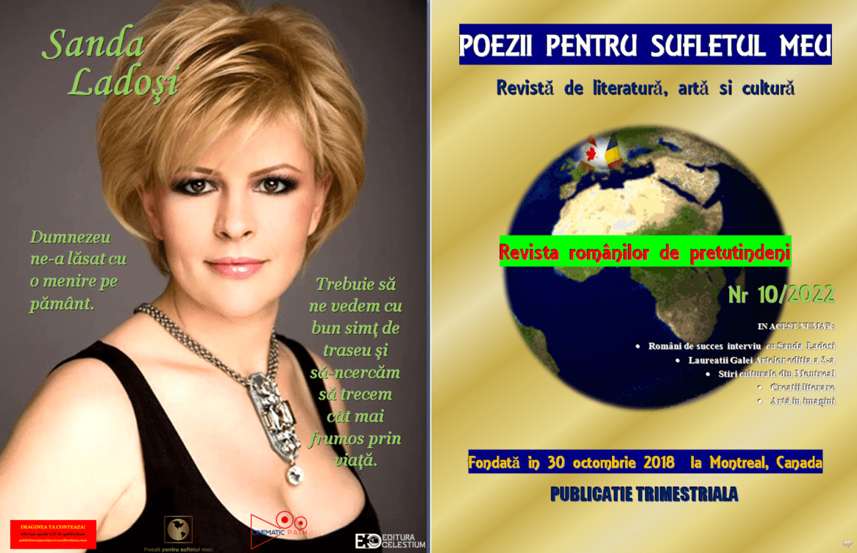 In curând va fi publicată revista de colecție cu nr 10 – Poezii pentru ...